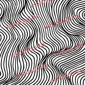 Wavy Lines Printable Coloring Page - Etsy