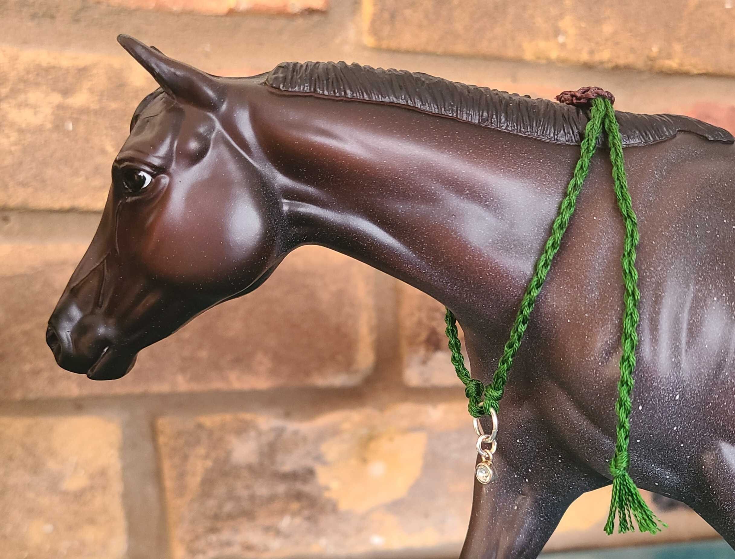 Custom 1:9 Scale Adjustable Model Horse Liberty Neck Rope - Etsy