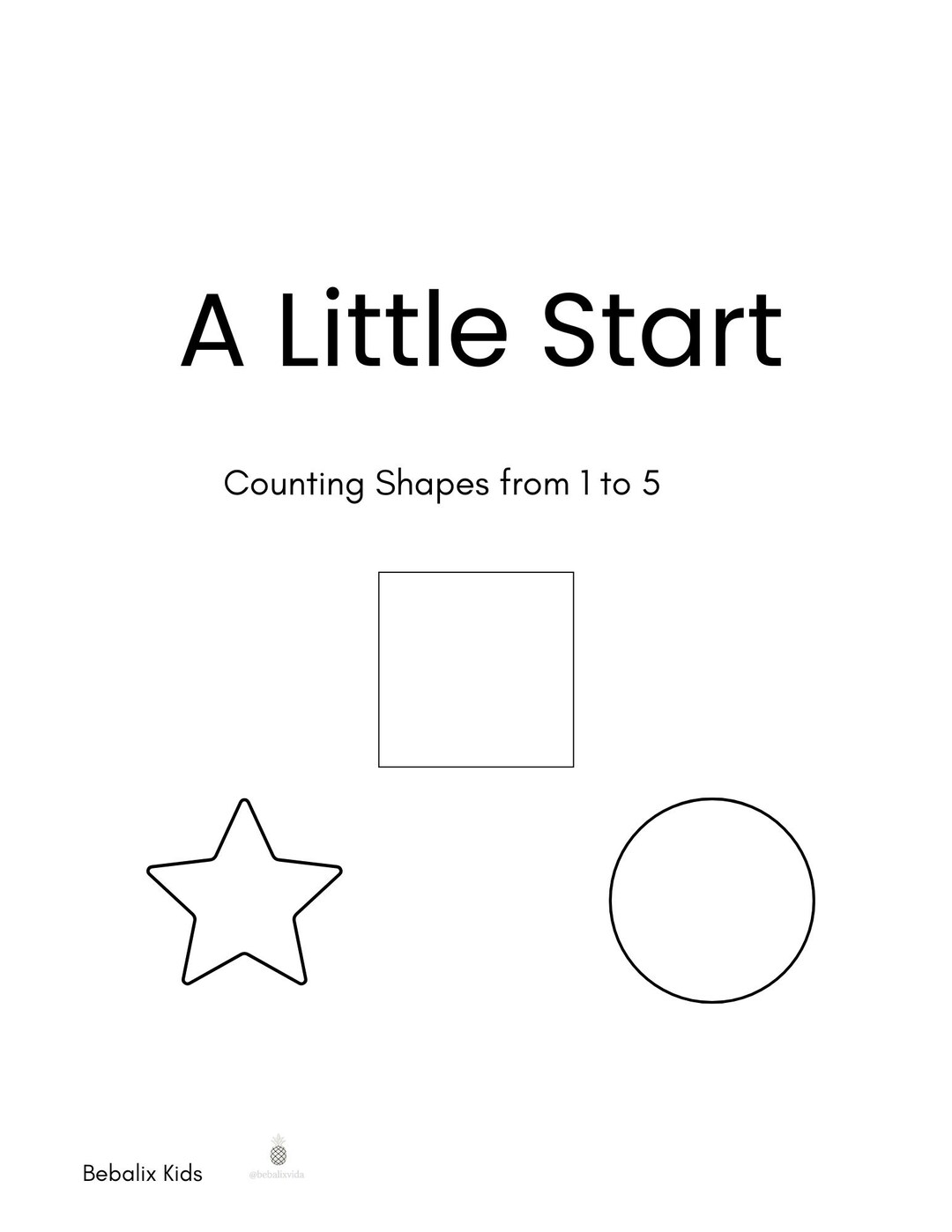 A Little Start – Counting Shapes From 1 to 5 | Kids Coloring & Learning ...