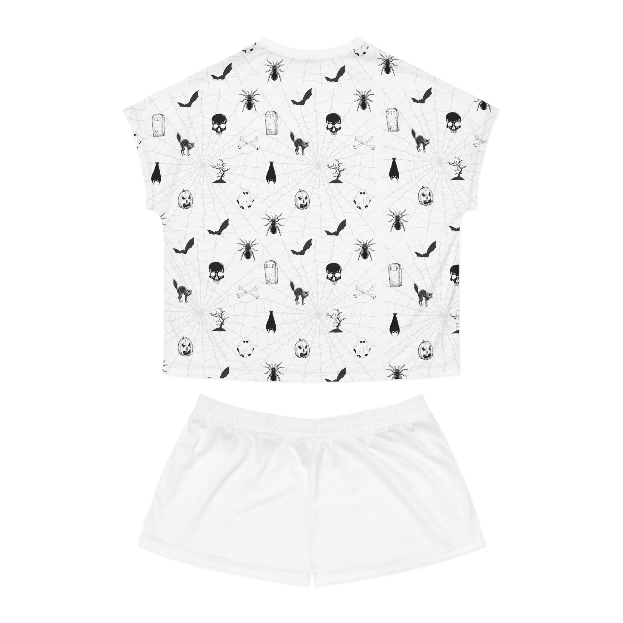 Spooky Creepy and Goth Themed Two Piece Pajama Set - Etsy