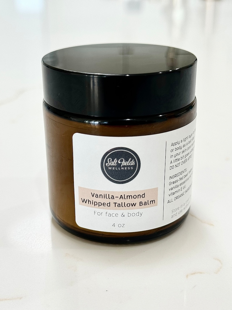 Whipped Tallow Balm Vanilla-almond - Etsy