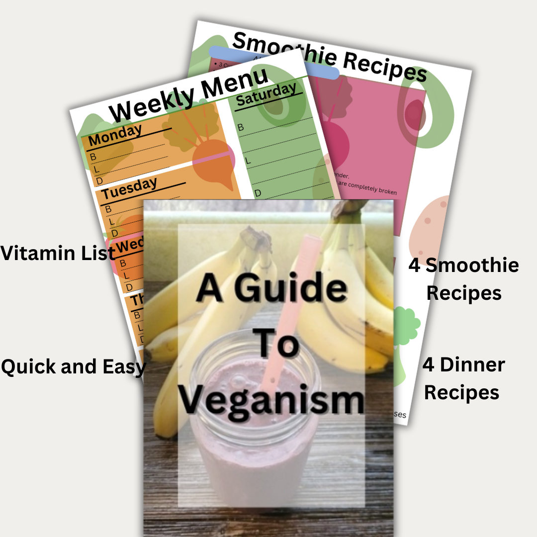 Printable Digital Vegan Plant-based Meal Planner - Etsy