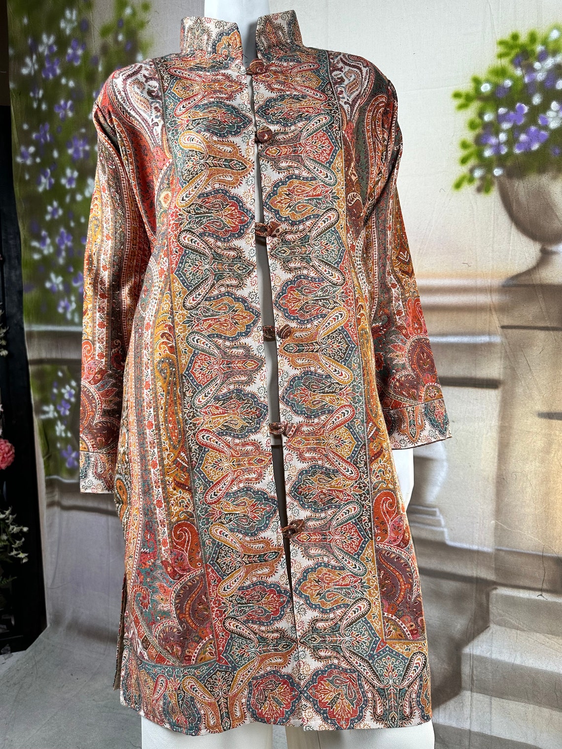 Kani Kashmiri Elegant Coat for Every Occasion Indian Boho Style Jacket Style It With Salwar ...
