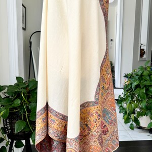 Timeless Tapestry Kani Mughal Art Shikargah Pictorial Shawl in Kashmiri ...