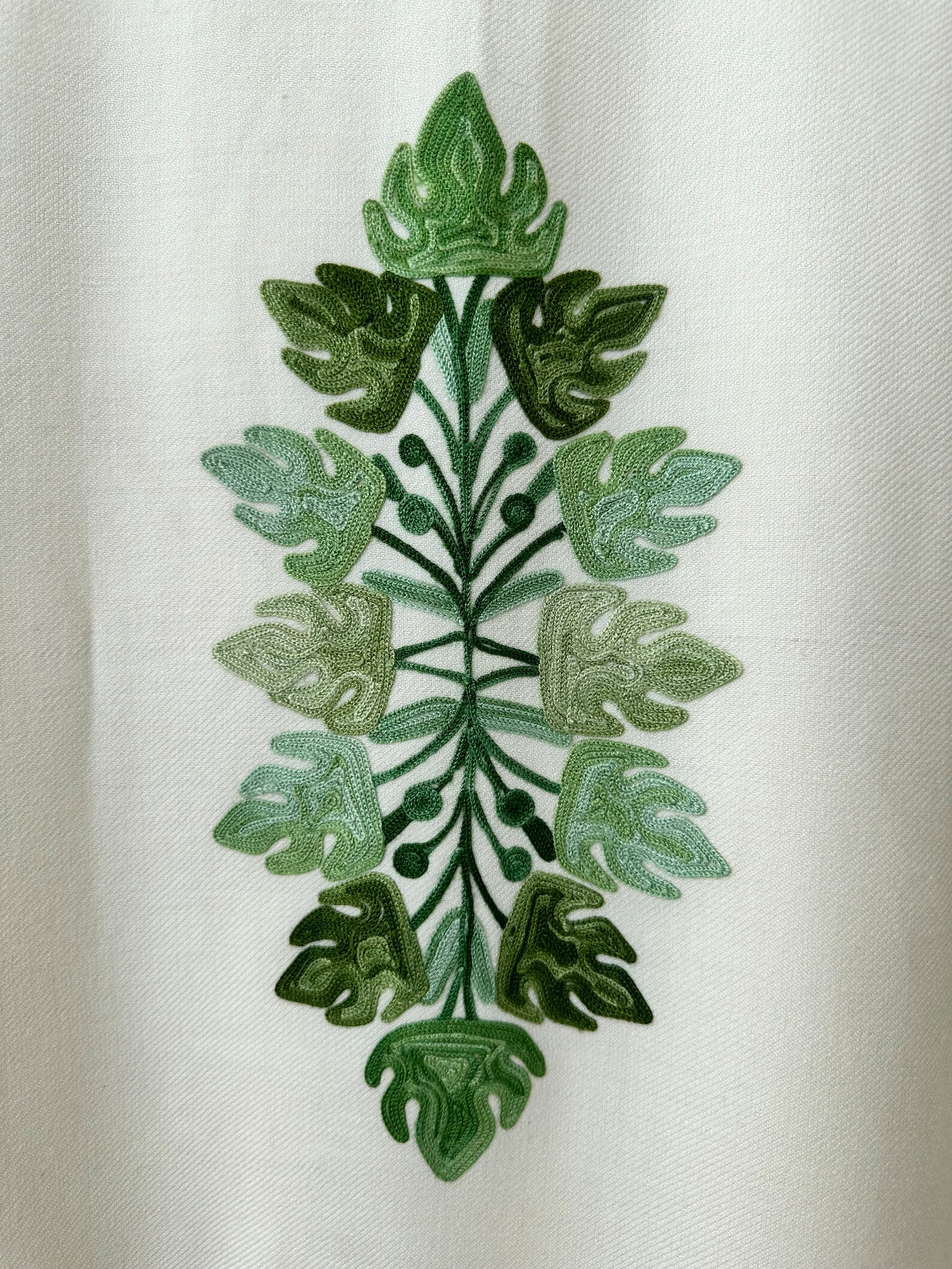 Traditional Kashmiri Ari Artisan Work Long Designer Jacket Versatile ...