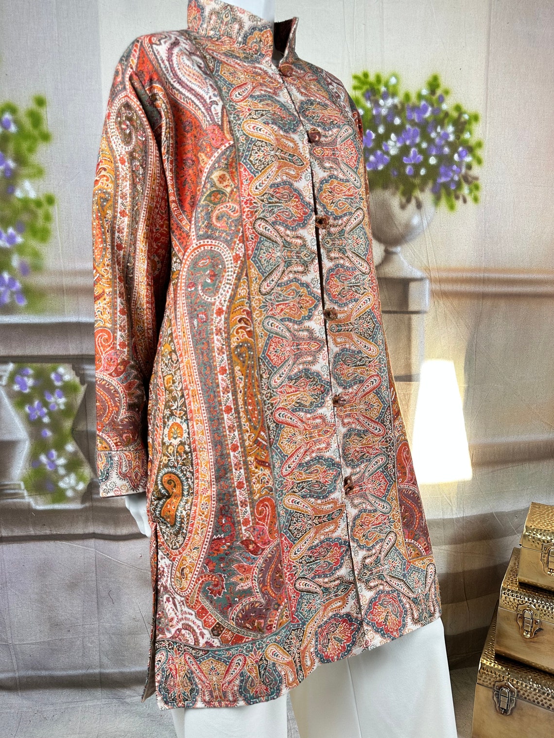 Kani Kashmiri Elegant Coat for Every Occasion Indian Boho Style Jacket ...
