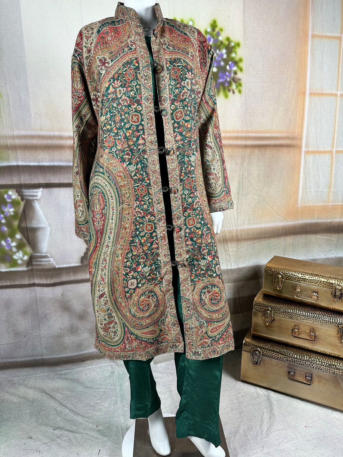 Kani Kashmiri Elegant Coat for Every Occasion Indian Boho Style Jacket ...