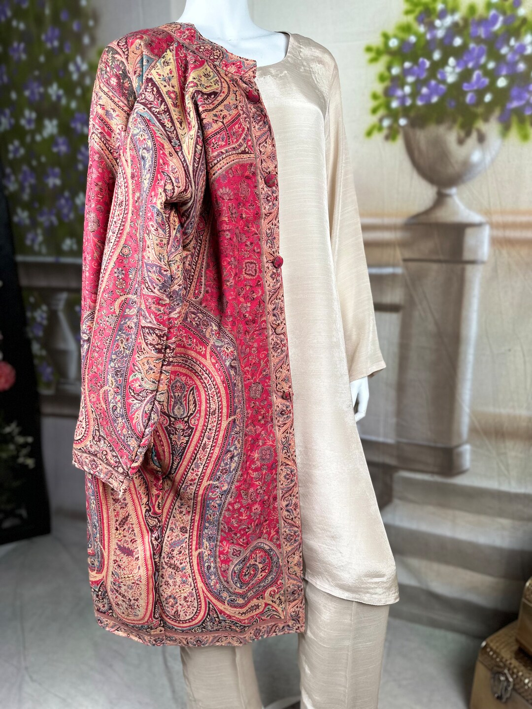 Kani Kashmiri Elegant Coat for Every Occasion Indian Boho Style Jacket ...