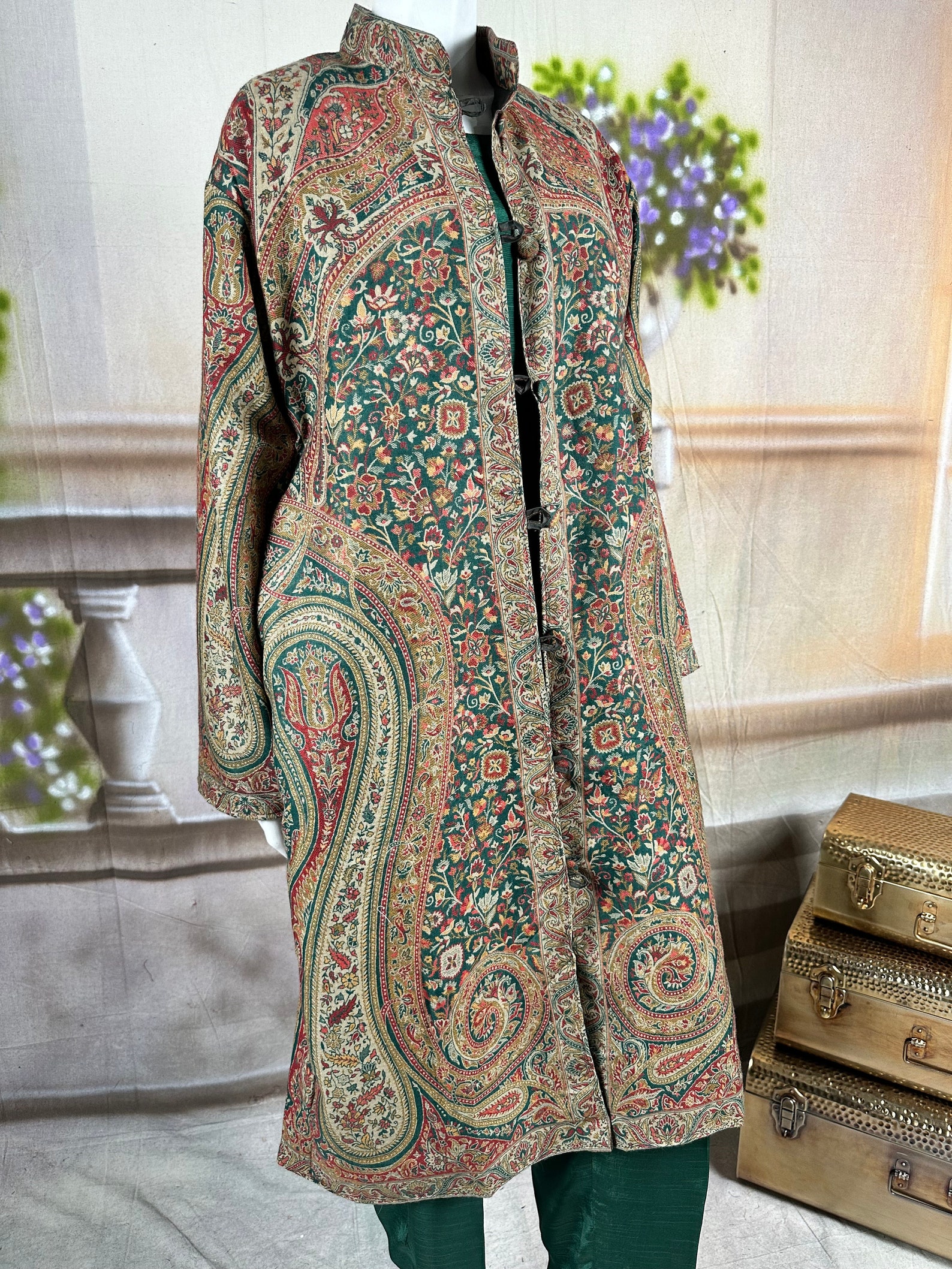 Kani Kashmiri Elegant Coat for Every Occasion Indian Boho Style Jacket ...