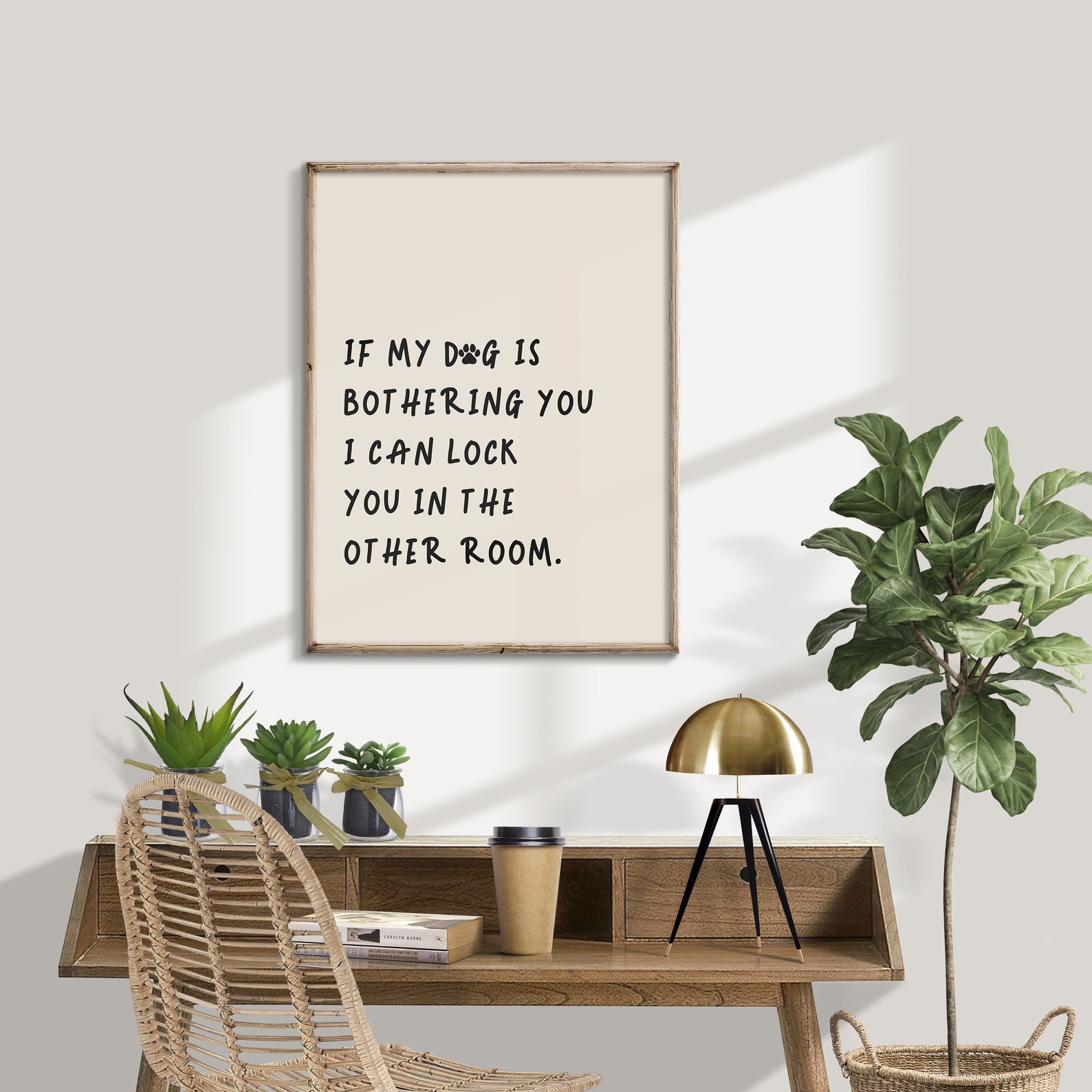 Funny Dog Quotes Printable, Trendy Dog Quotes Wall Art, Dog Quotes ...