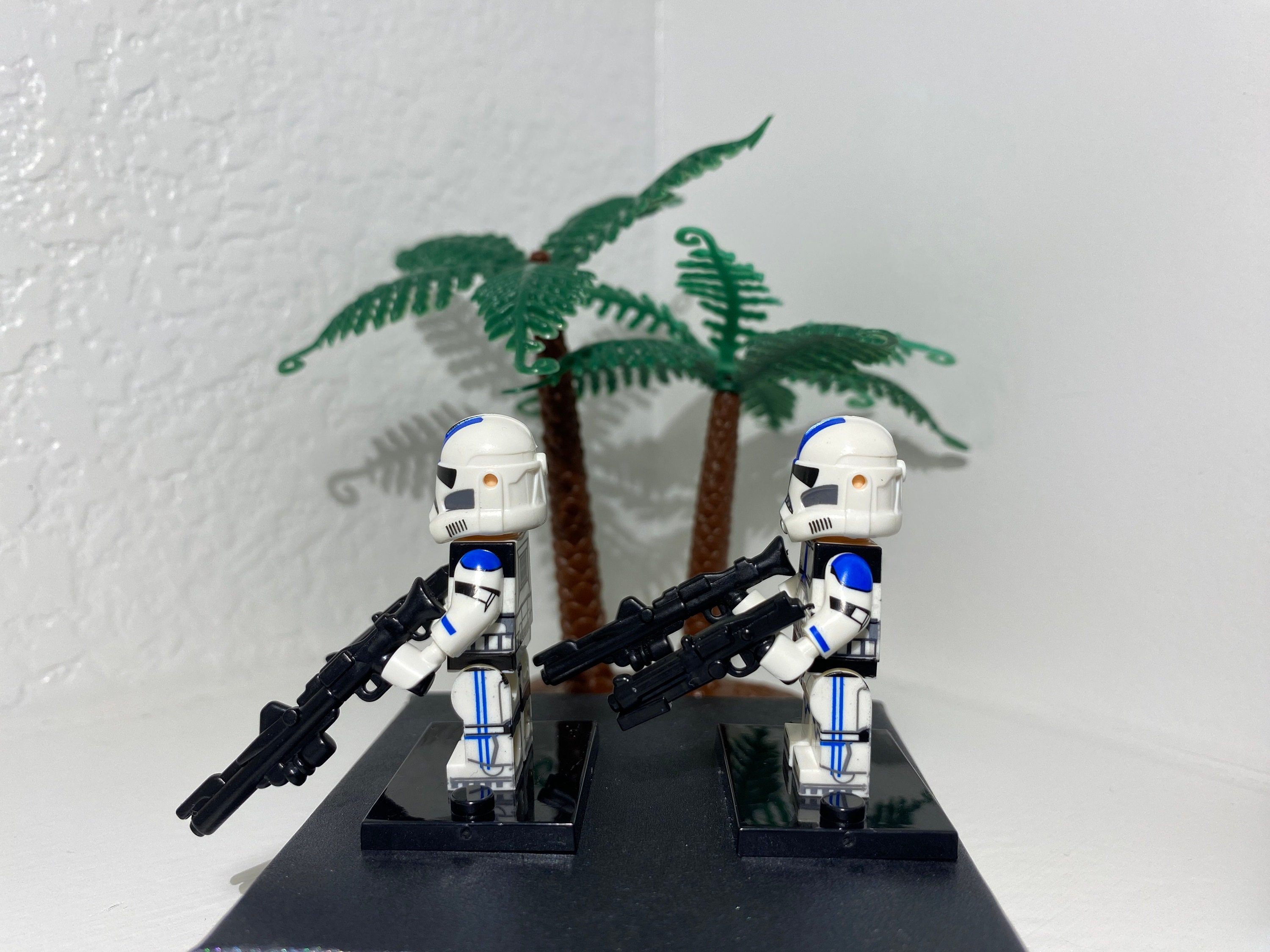 2x 501st Legion Clone Trooper, the Clone Wars, Collectible Figure, 2 ...