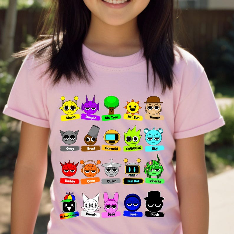 Camiseta Sprunki, camiseta Sprunki de Incredibox para niños, camiseta ...