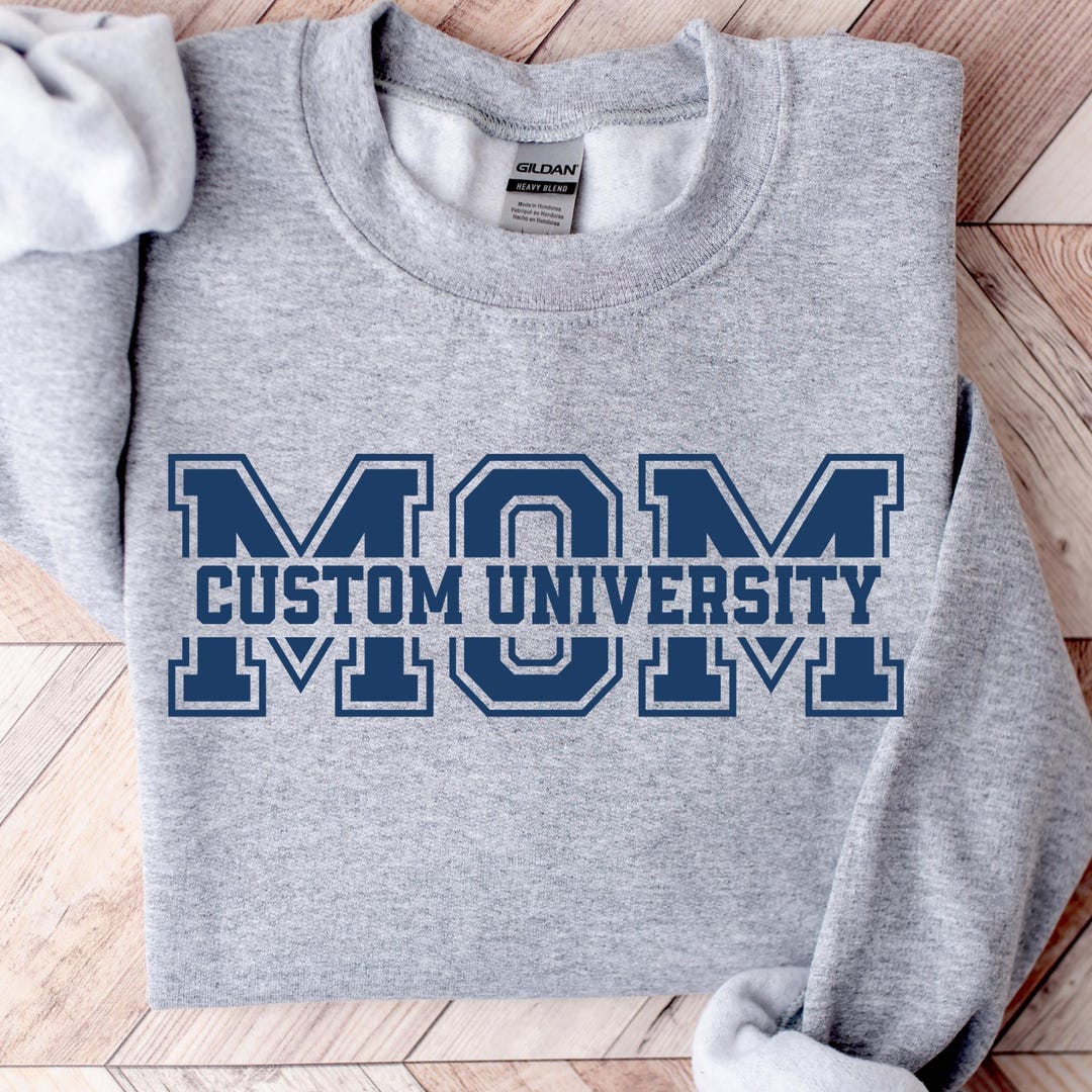 Comfort Colors Customizable Mom University Shirt, Gift for Mother ...