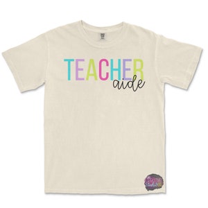 Teacher Aide PNG, Teacher Assistant PNG, Bright Colors, Digital File ...