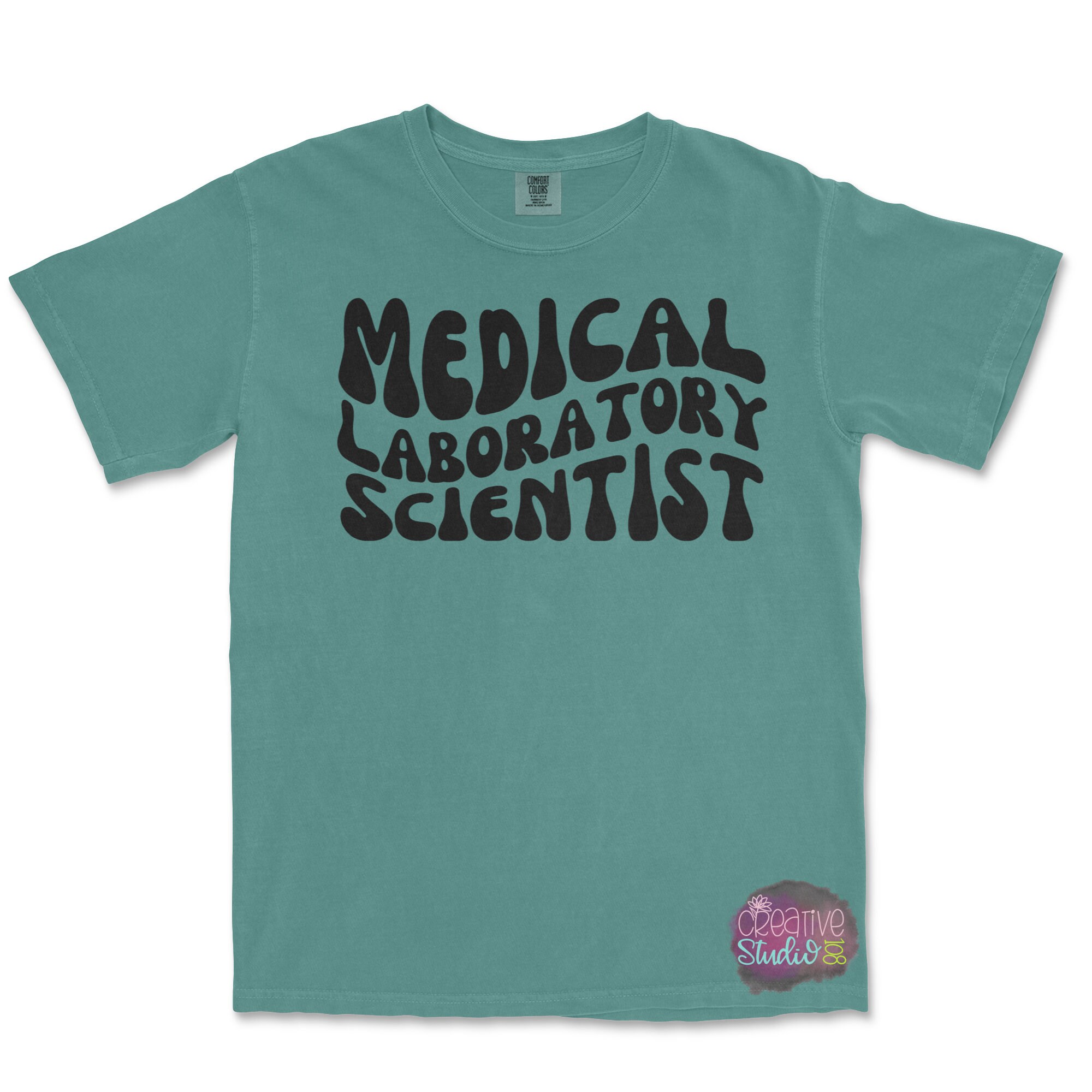 Medical Lab Scientist SVG, Retro Wavy Font, Cut File, Digital - Etsy