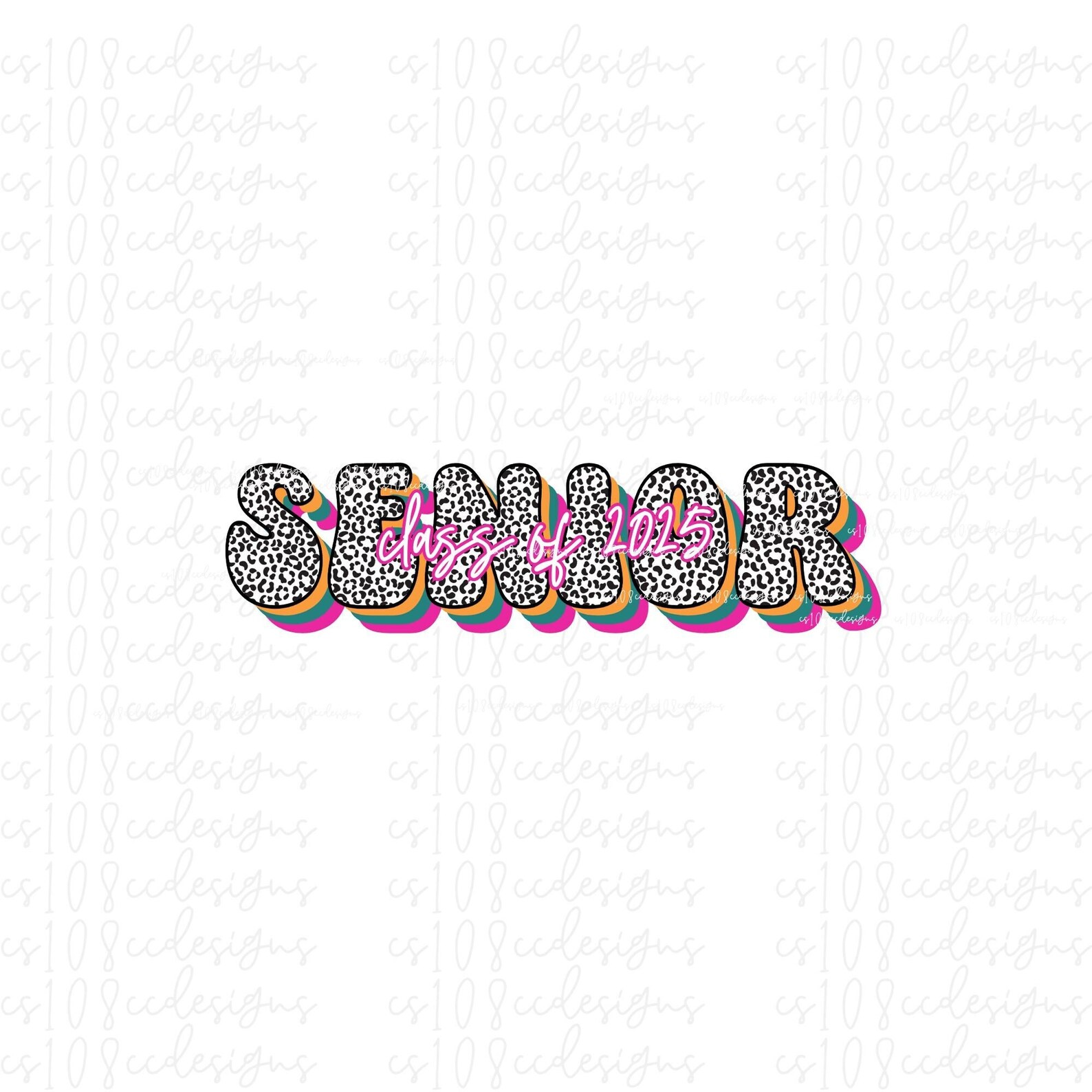 Senior Class of 2025 PNG, Neon PNG, Graduate PNG, High School Senior ...