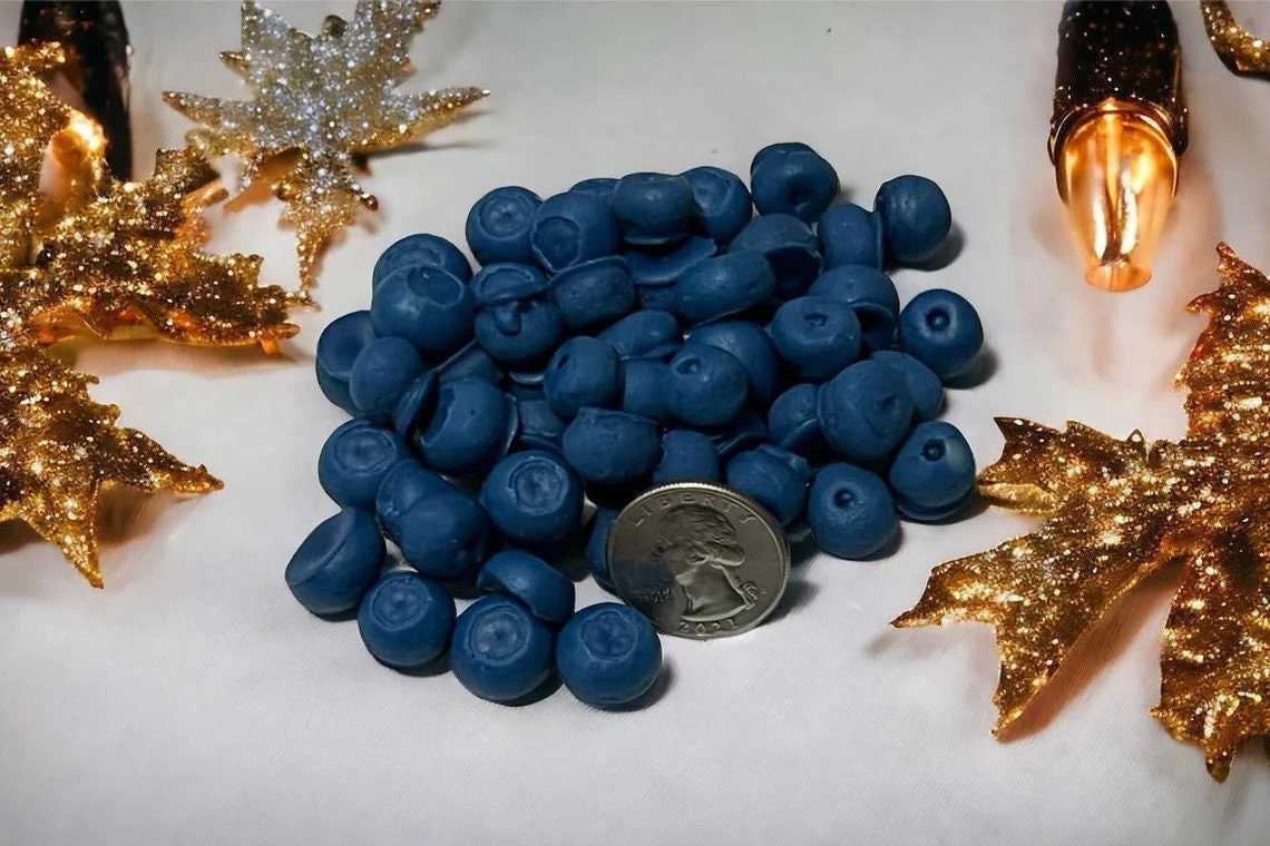 BLUEBERRY Blueberries Wax Embed Wax Melt Wax Tart Scented Embeds ...