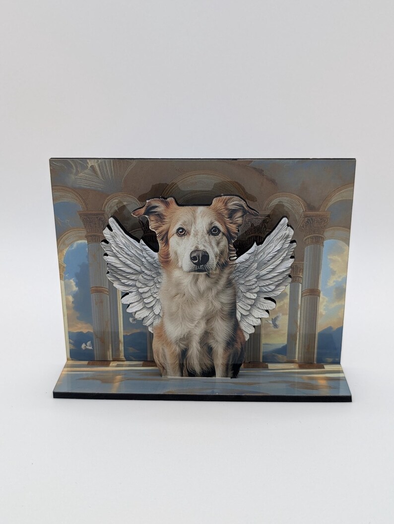 Personalized Pet Memorial Standee: Sympathy Gift for Dog & Cat - Etsy