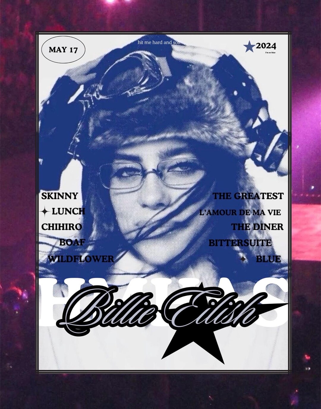 BILLIE EILISH HMHAS Inspired Aesthetic Wall Art Poster Glossy Finish ...