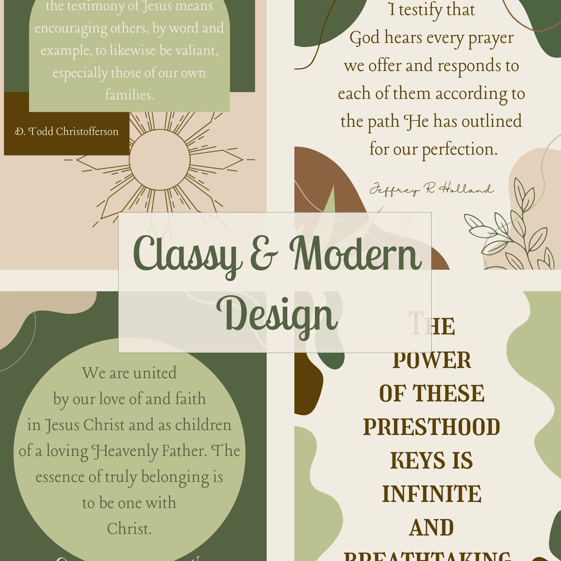 LDS April 2024 General Conference Quotes Bundle Posters Phone Wallpaper ...