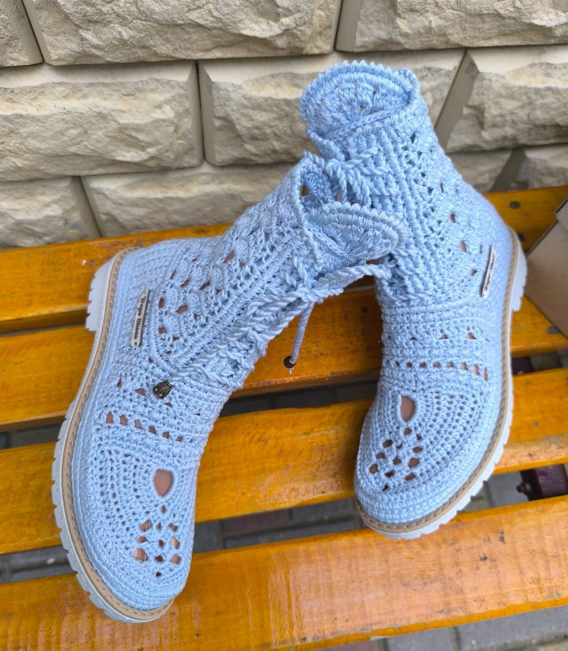 Handmade Crochet Cotton Ankle Boots: Lightweight Women's Booties - Etsy