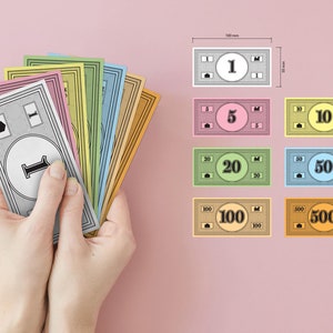 Monopoly Board Game Money | Standard Spec | Digital Download ...