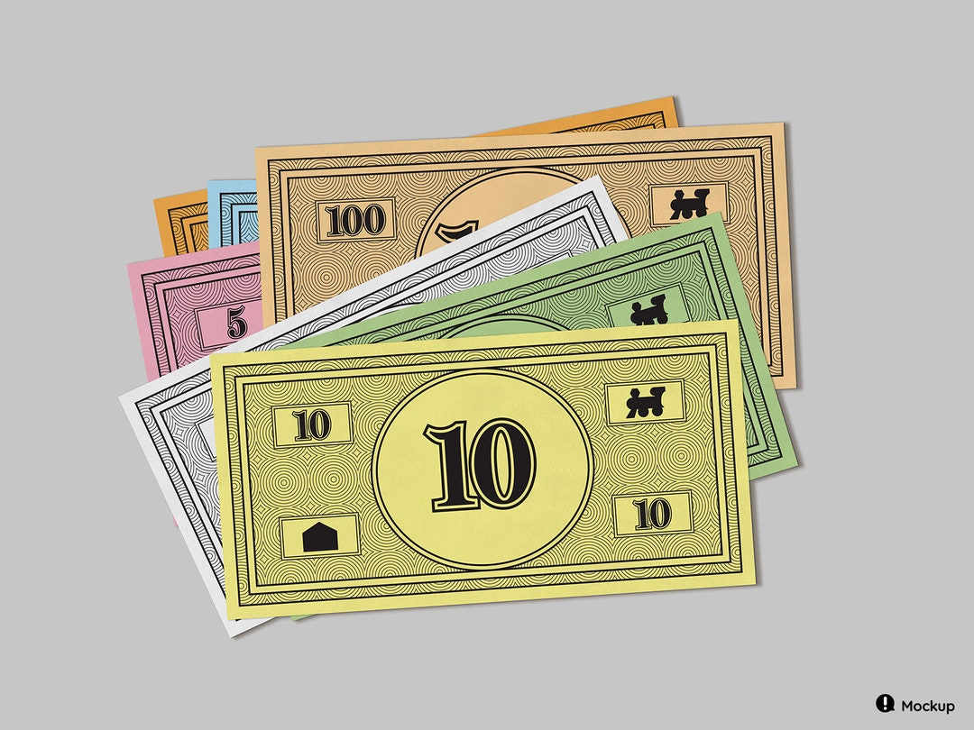 Monopoly Board Game Money | Standard Spec | Digital Download ...