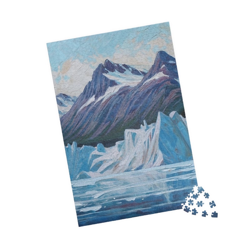 Mendenhall Glacier Alaska Jigsaw Puzzle for Adults Juneau Alaska ...