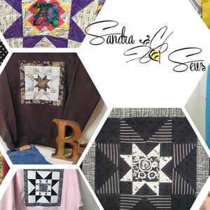 Quilted Square Hoodie Sweatshirt W/ Honey Bee Design - Etsy