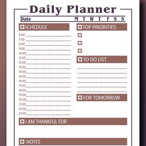 Productivity Digital Planner.personal Daily Planner. - Etsy