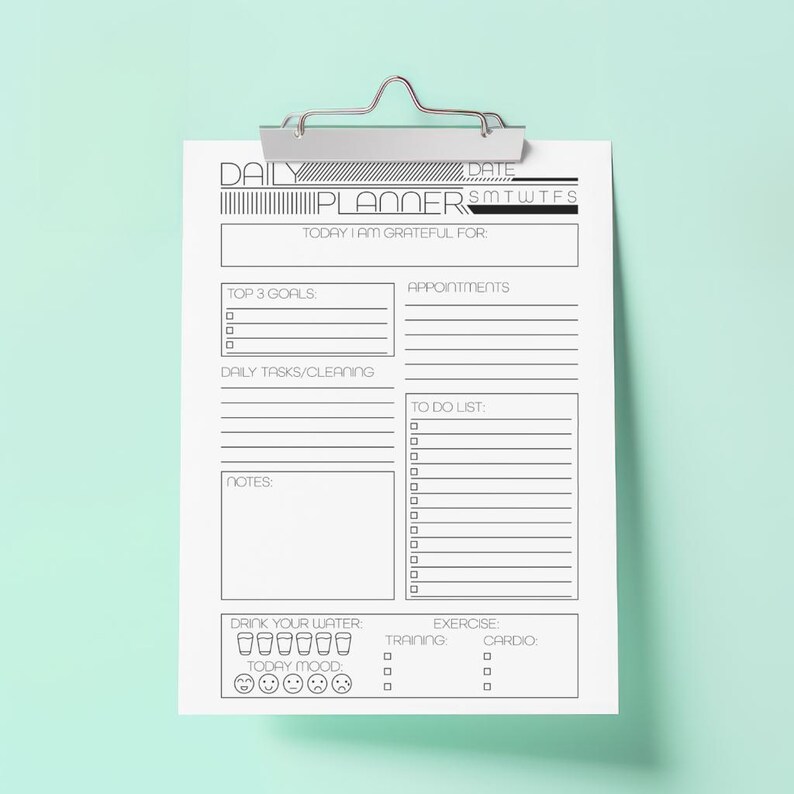 Productivity Digital Planner.personal Daily Planner. Work From Home ...