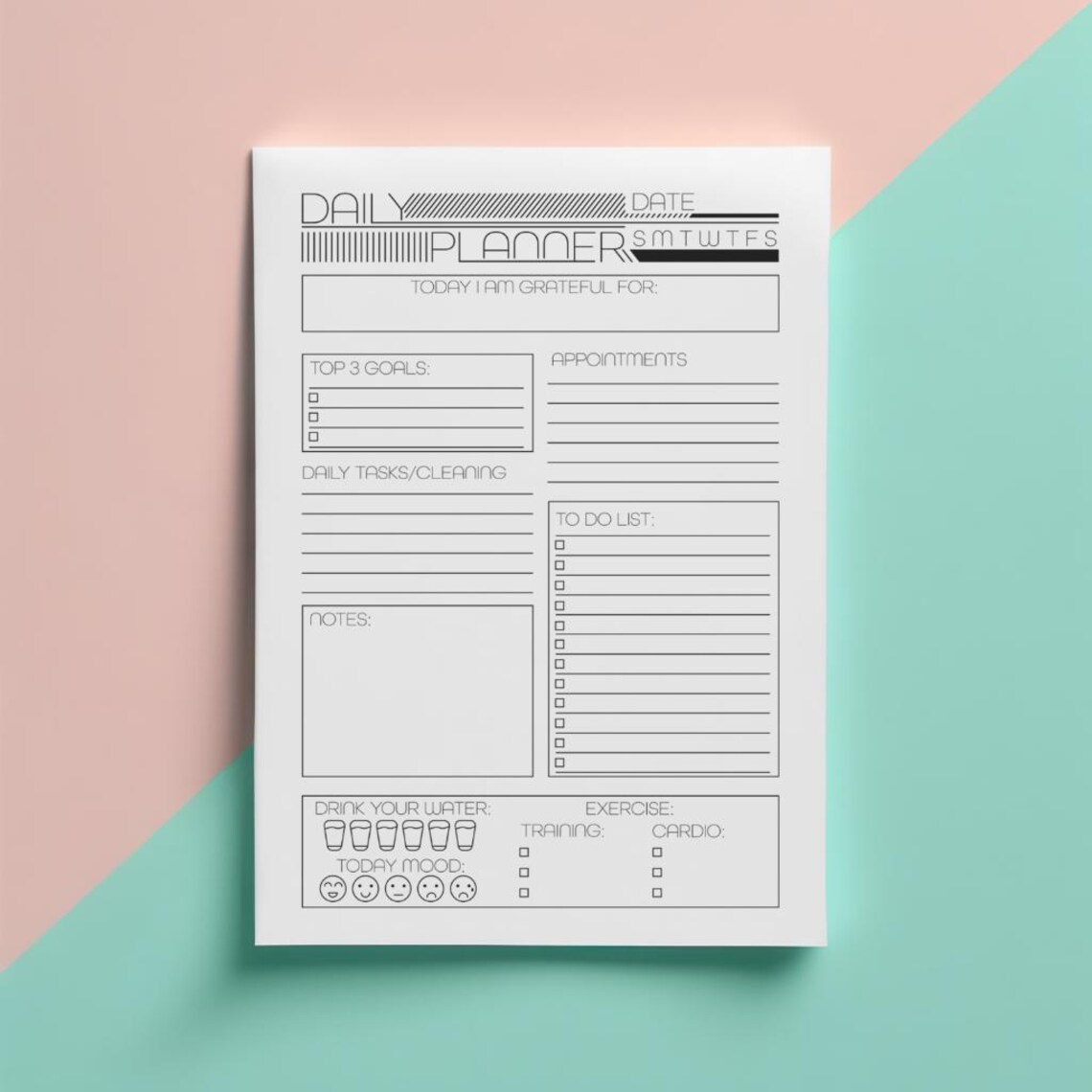 Productivity Digital Planner.personal Daily Planner. Work From Home ...