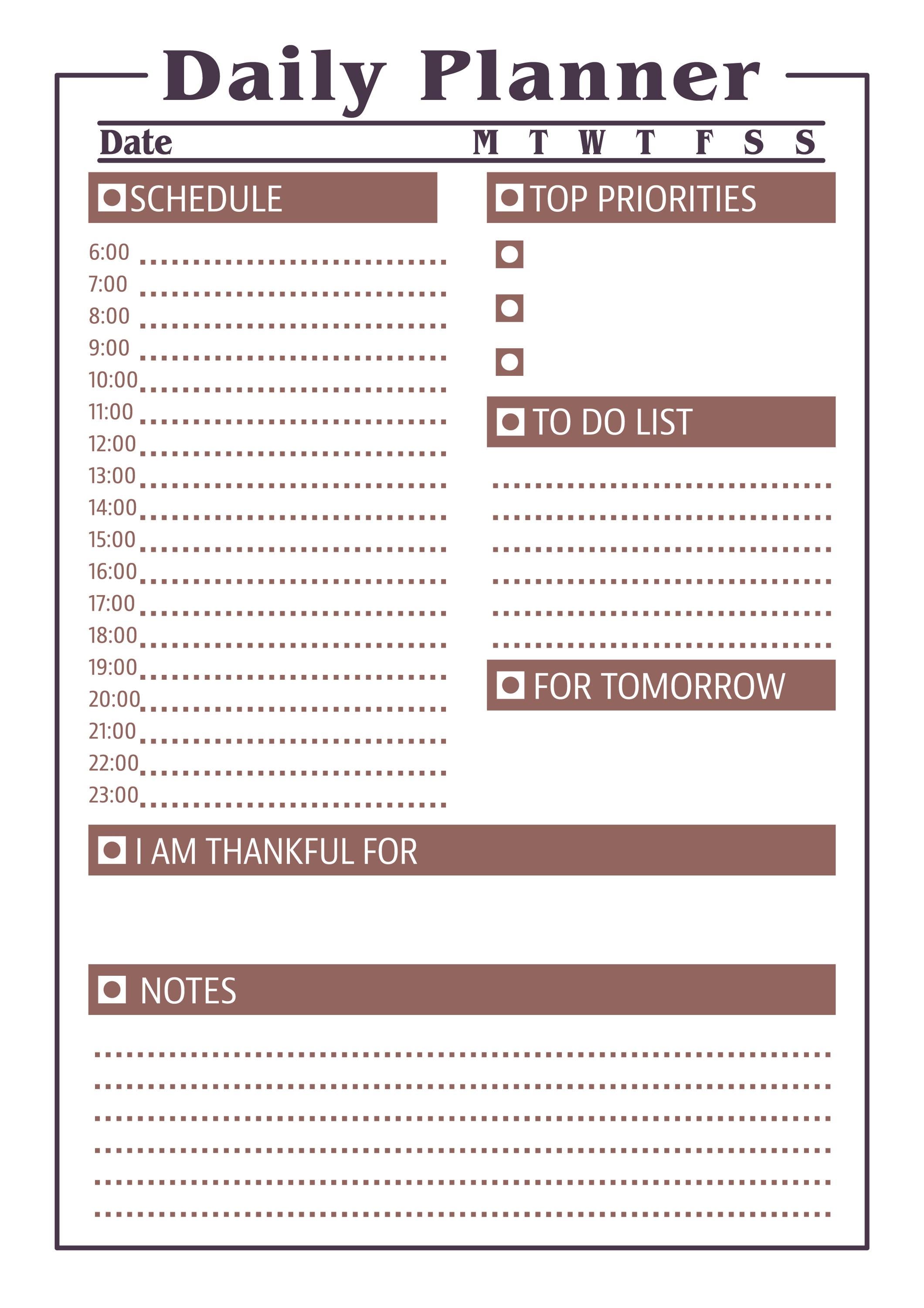 Productivity Digital Planner.personal Daily Planner. - Etsy