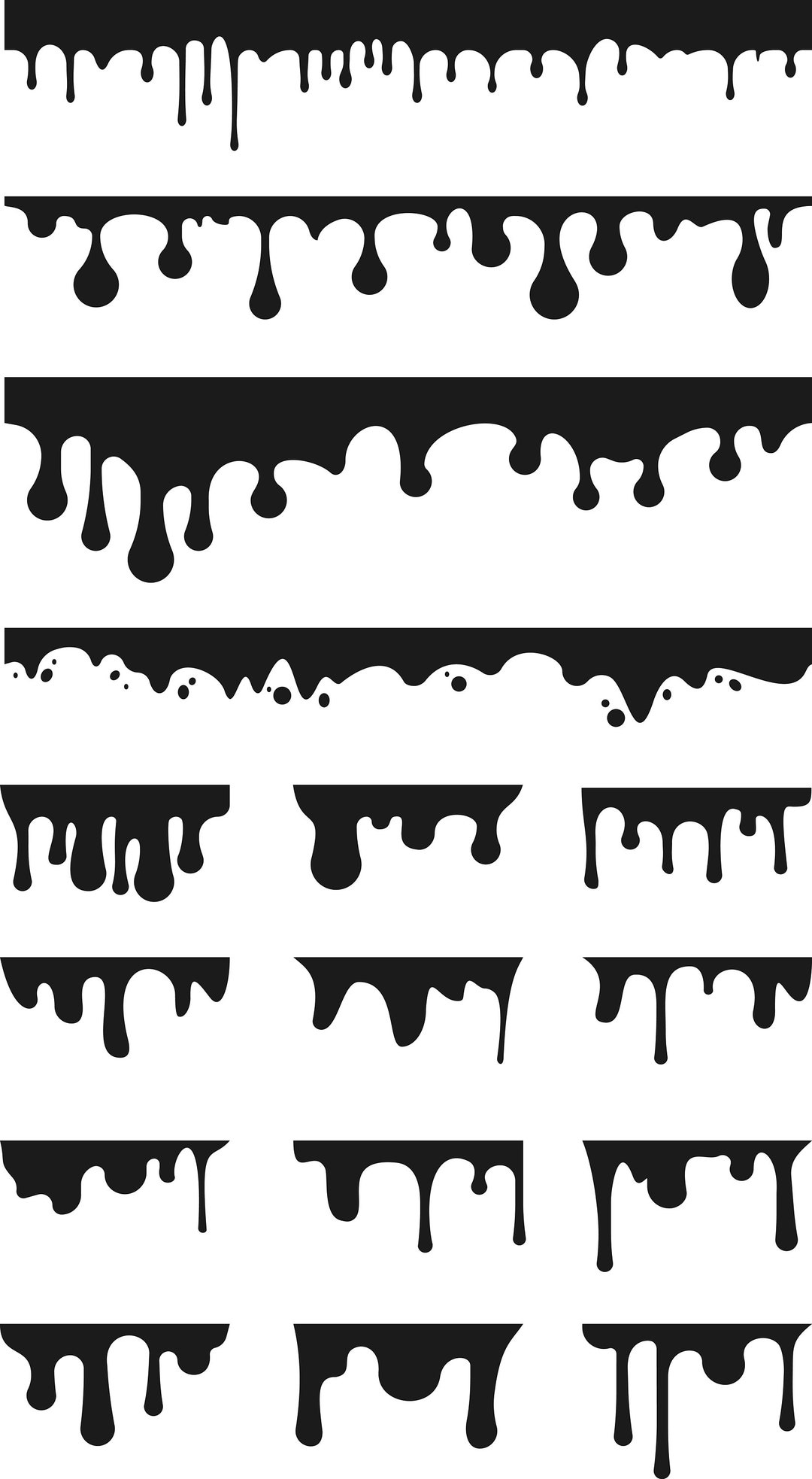 Abstract Oil Drop Art Bundle - Vibrant Stains and Chocolate Drops - Etsy