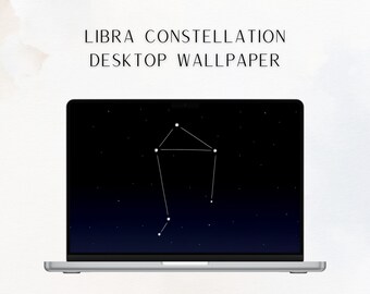 Leo Constellation Desktop Wallpaper for PC, Mac and Linux Zodiac Inspired Minimalistic Computer ...