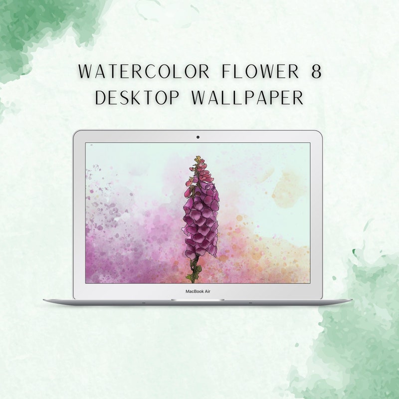 Foxglove Wallpaper - Etsy