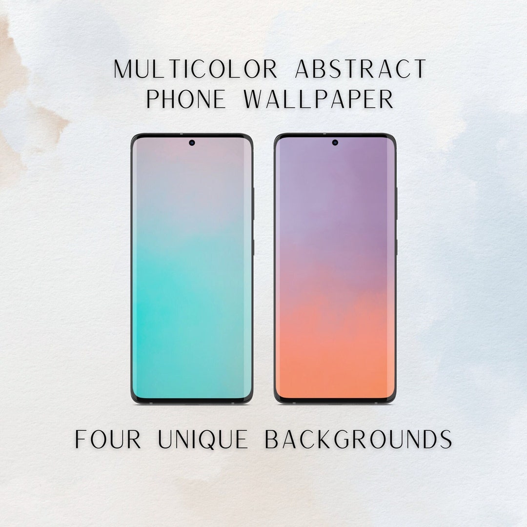 Abstract Multicolor Phone Wallpaper for Android and iPhone - Aesthetic ...