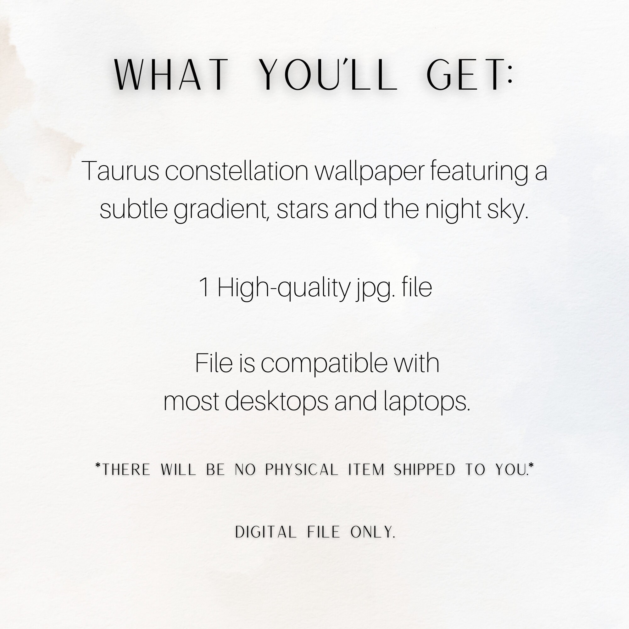 Taurus Constellation Desktop Wallpaper for PC, Mac and Linux - Zodiac ...