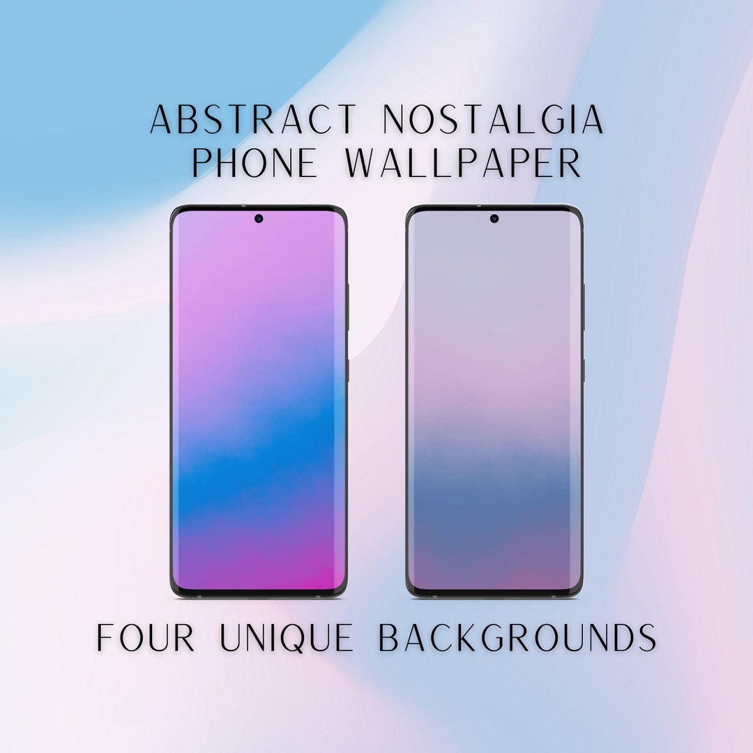 90s Nostalgia Themed Phone Wallpaper Includes 4 Abstract Phone ...