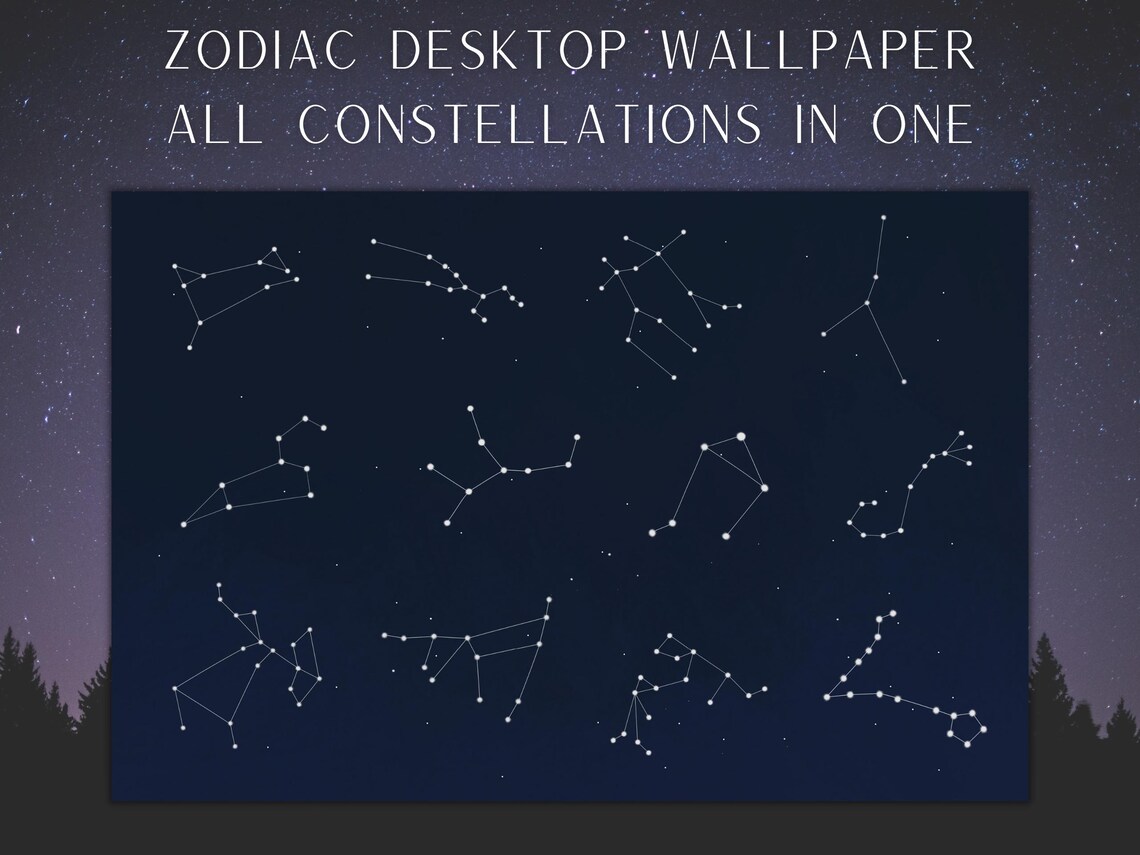Zodiac Constellation Wallpaper for Mac, PC and Linux Computers ...