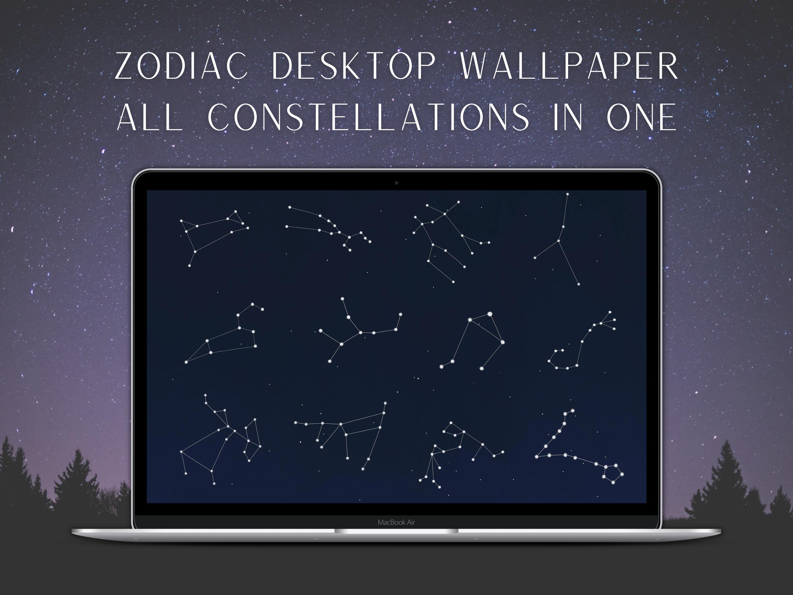 Zodiac Constellation Wallpaper for Mac, PC and Linux Computers ...