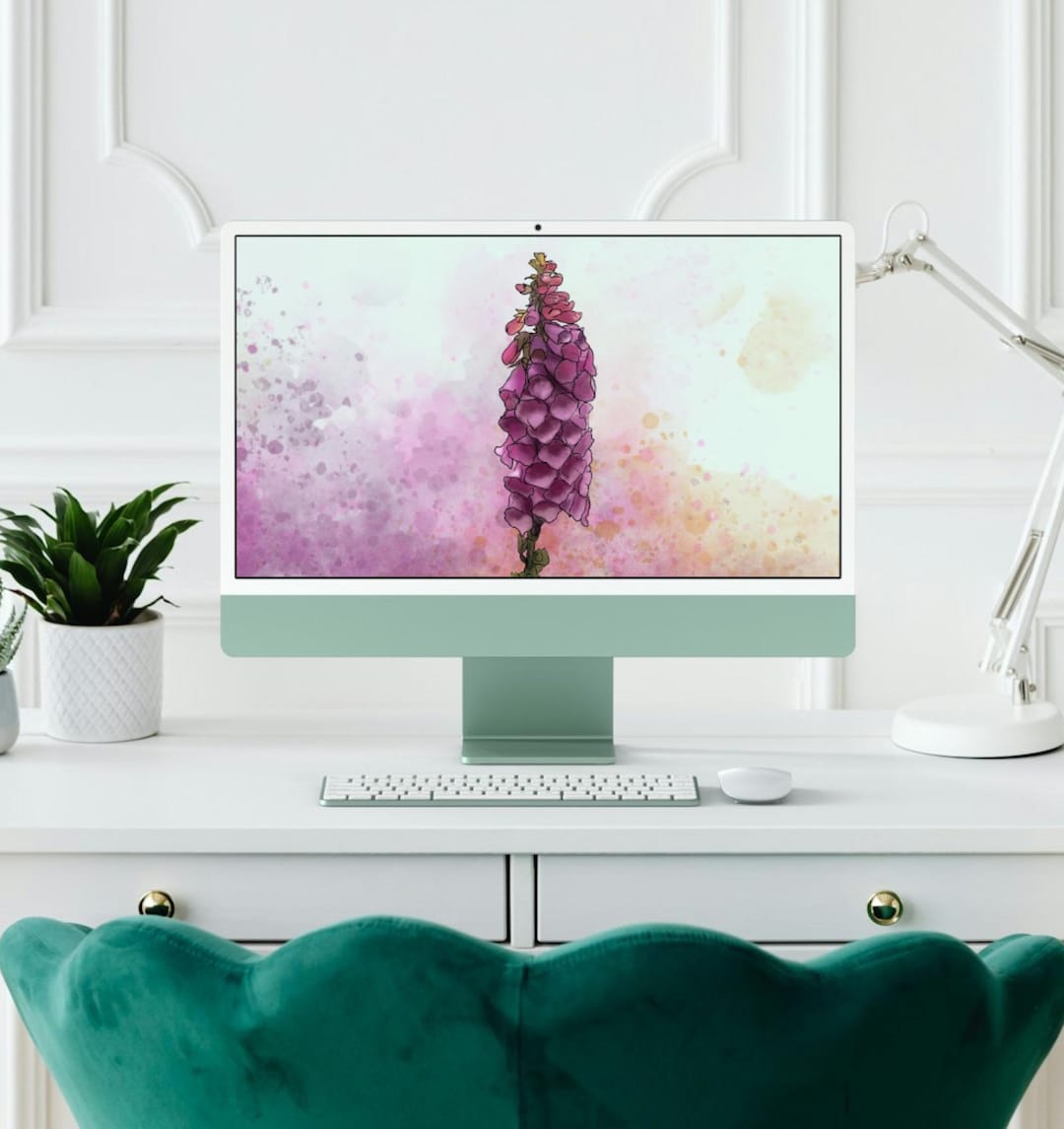 Foxglove Flower Desktop Wallpaper for Windows and Apple Computers ...