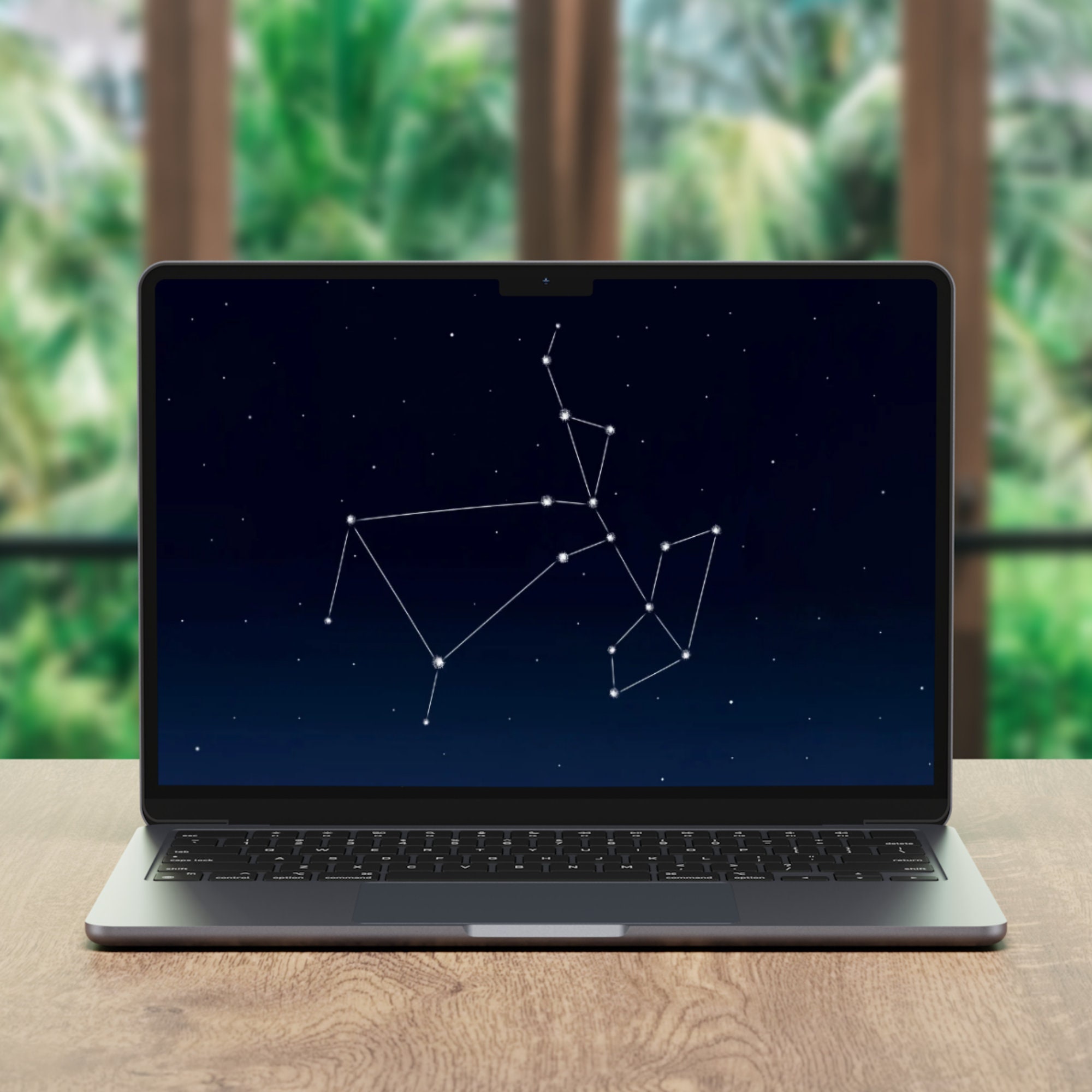 Sagittarius Constellation Desktop Wallpaper: Minimalist Zodiac Star ...