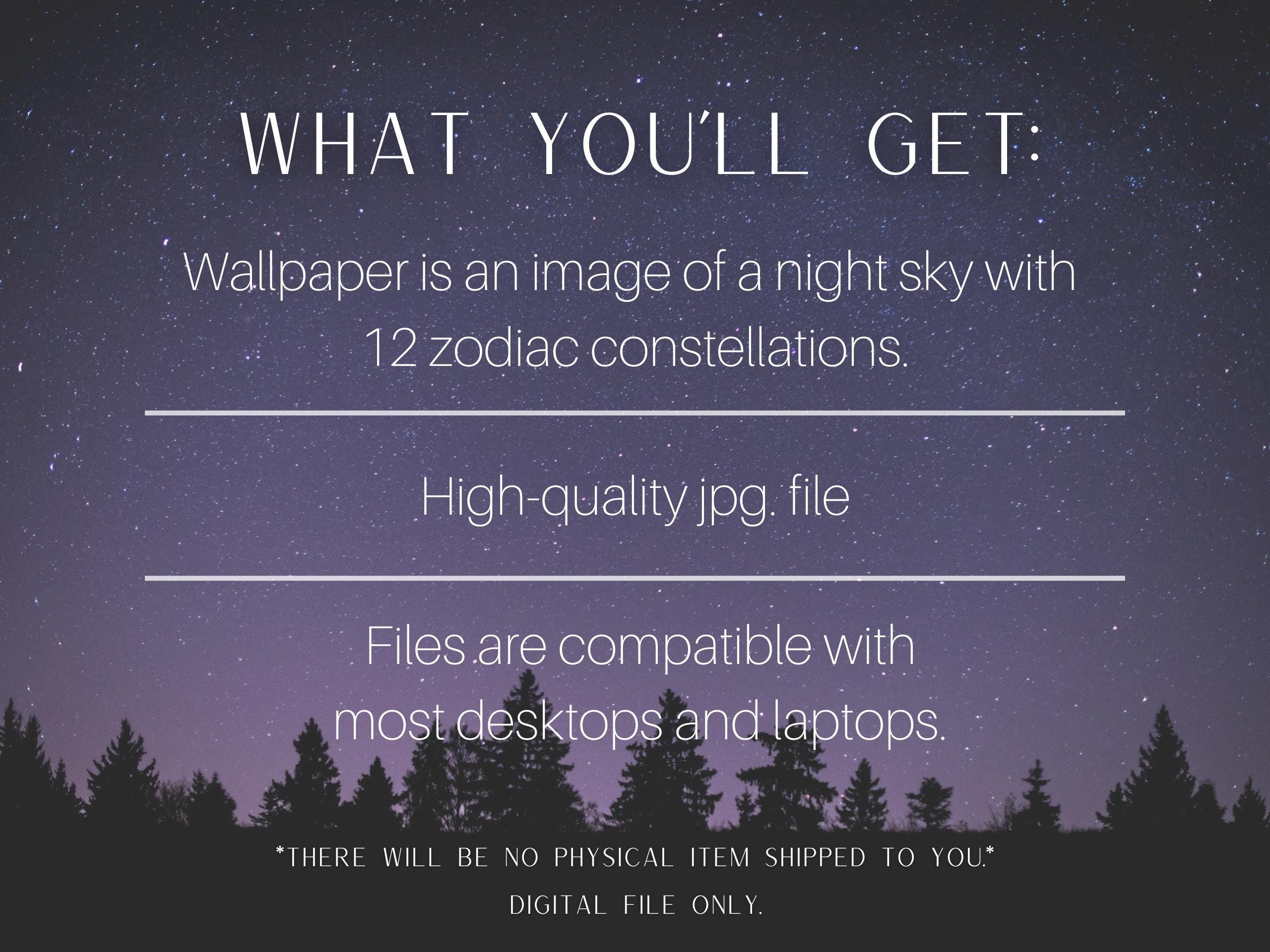 Zodiac Constellation Wallpaper for Mac, PC and Linux Computers ...