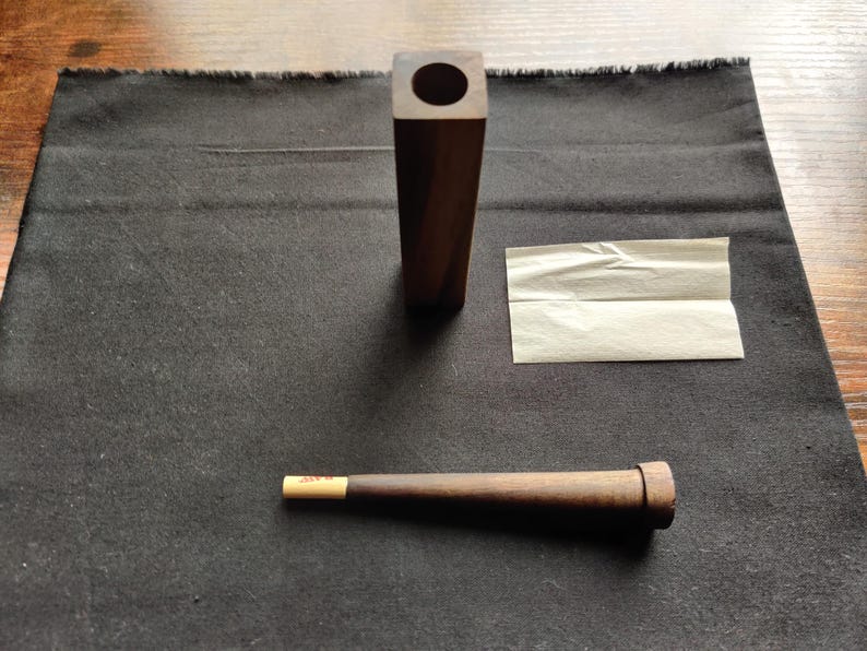 Handcrafted Walnut Cone Roller & Filler - Mindful Rolling, Standard ...