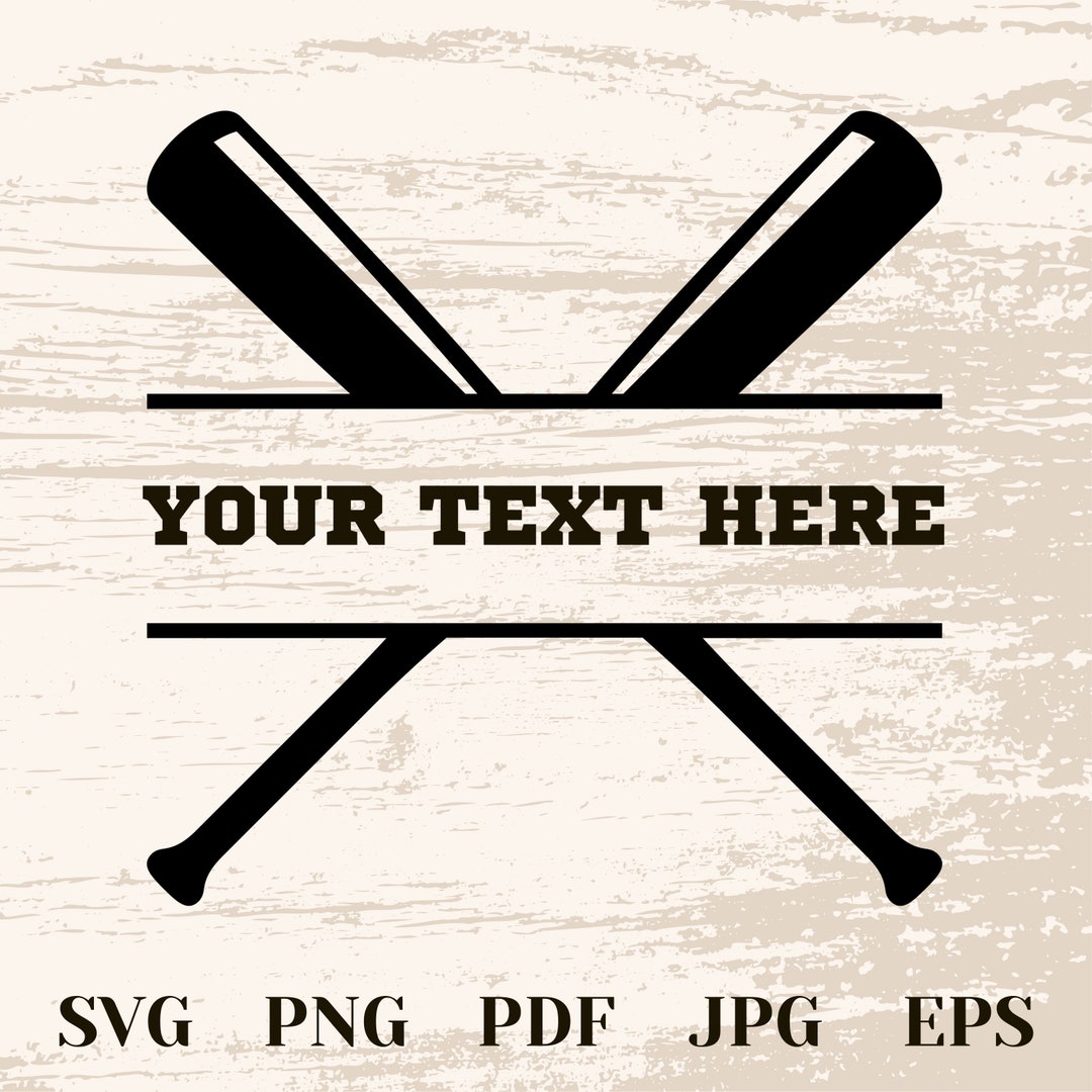 Baseball Split Name Monogram SVG, Baseball Frame Clipart, Baseball Svg, Baseball Mom SVG ...