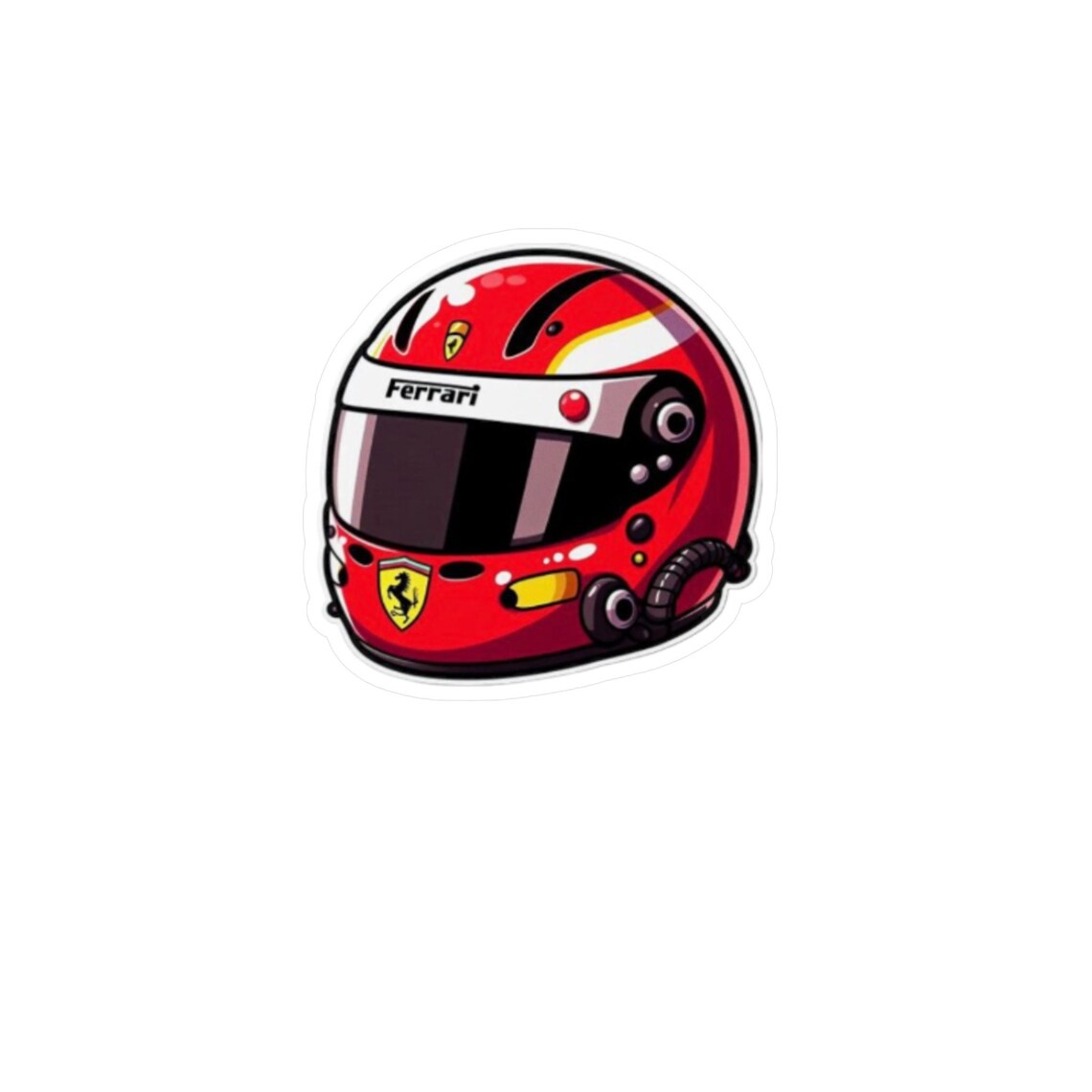 F1 Ferrari Sticker - Etsy