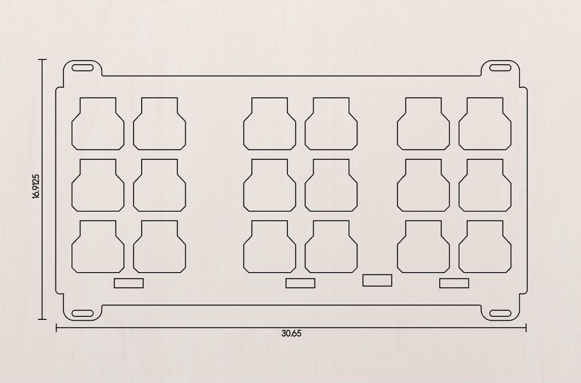 V2 Dual Heavy Duty Slim Low Profile Packout Plate Triple - Etsy