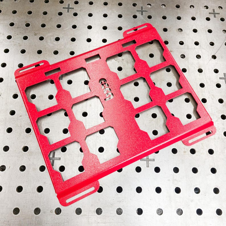 Mounting Plate for Milwaukee Packout Dual Full Width, 14 Ga Steel ...