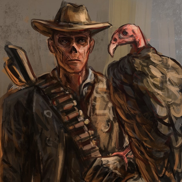 Ghoul Fallout Poster - Etsy